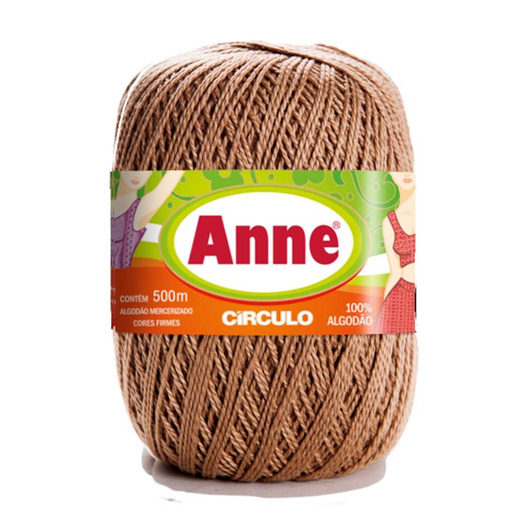 LINHA ANNE CÍRCULO C/ 500 MTS 7625 CASTANHA